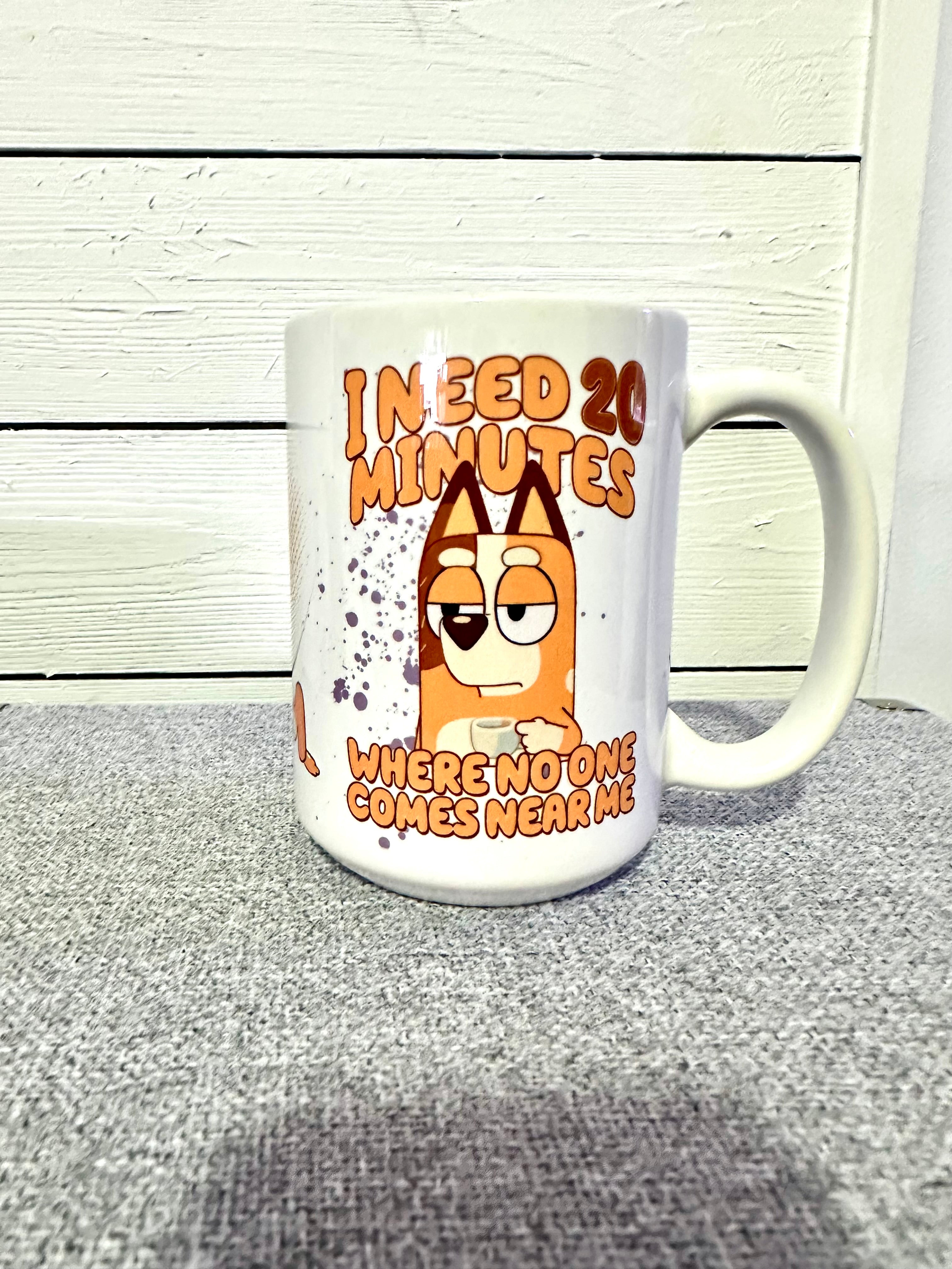 Bluey’s Mom Chilli Mug – E&S Fun Crafts